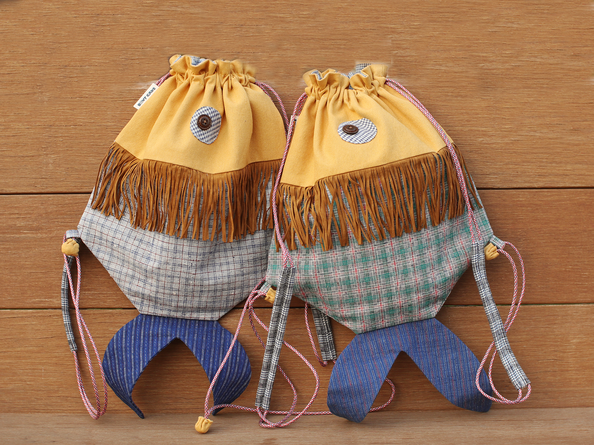 Fish Drawstring Backpack – Brut Cake